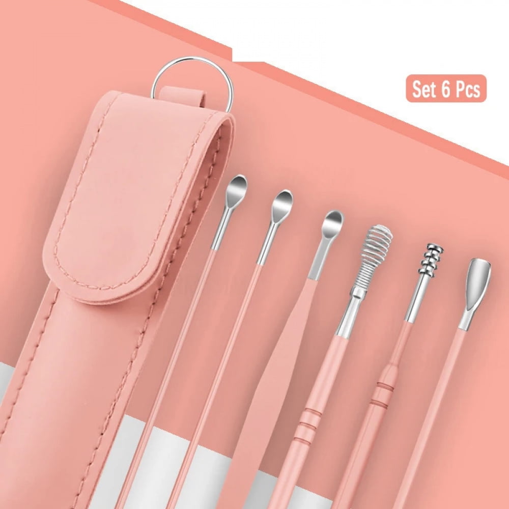 Ear Cleaner Set Earpick Ear Wax Remover Ear Spoon Curette Ear Cleaning ...