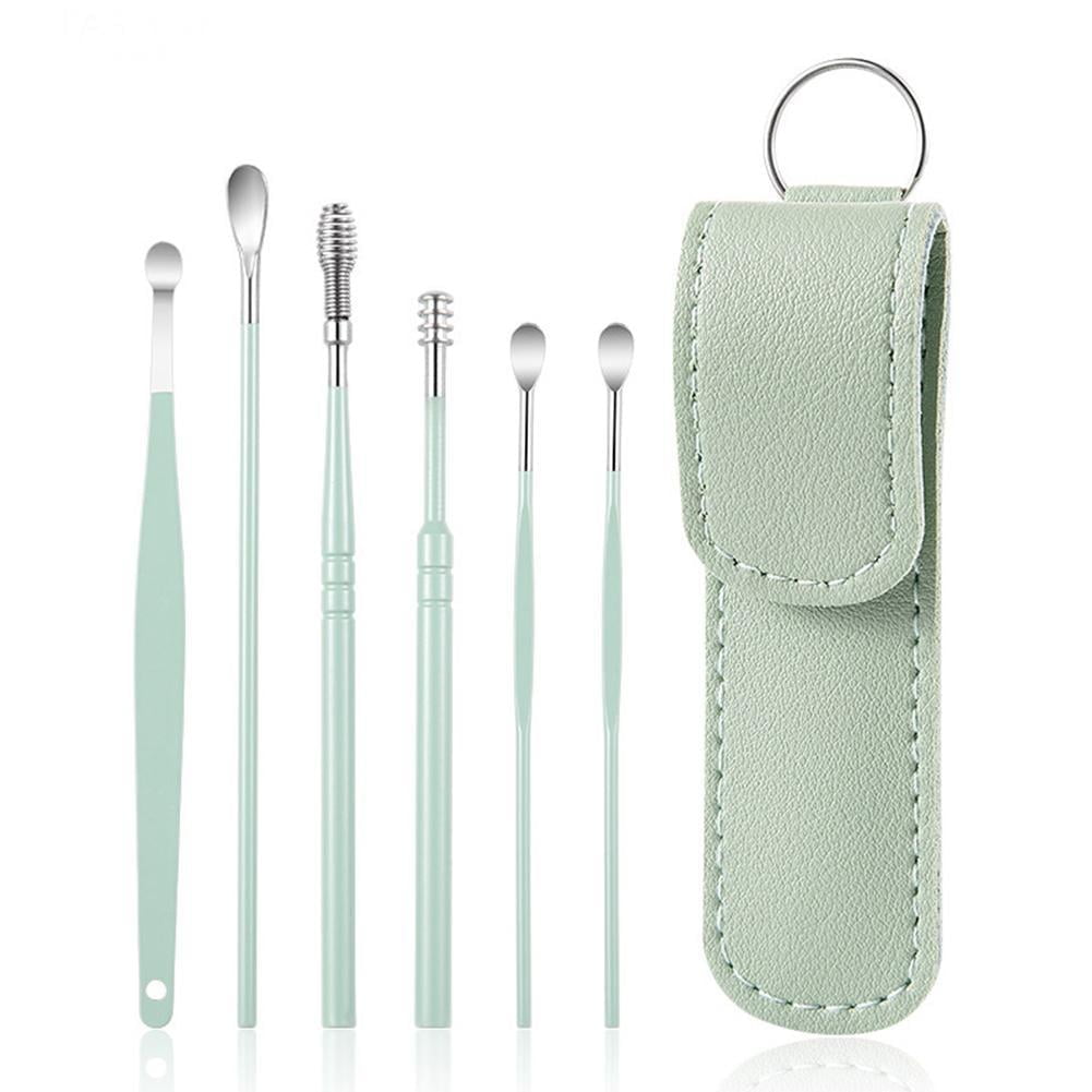 Ear Cleaner Wax Removal Tool Earpick Sticks Earwax Curette U Ear Pick ...
