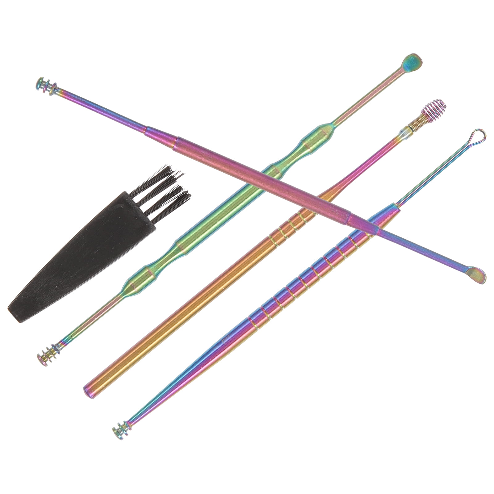 Ear Cleaning Set of 5 Wax Kit Earwax Removal Tools Aldult Scoop Spoon ...