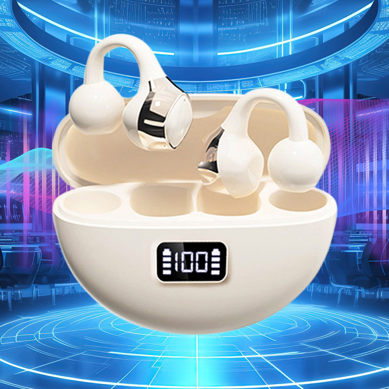 Ear Clip Earbuds Translation Earbuds 144 Languages And Accents True ...