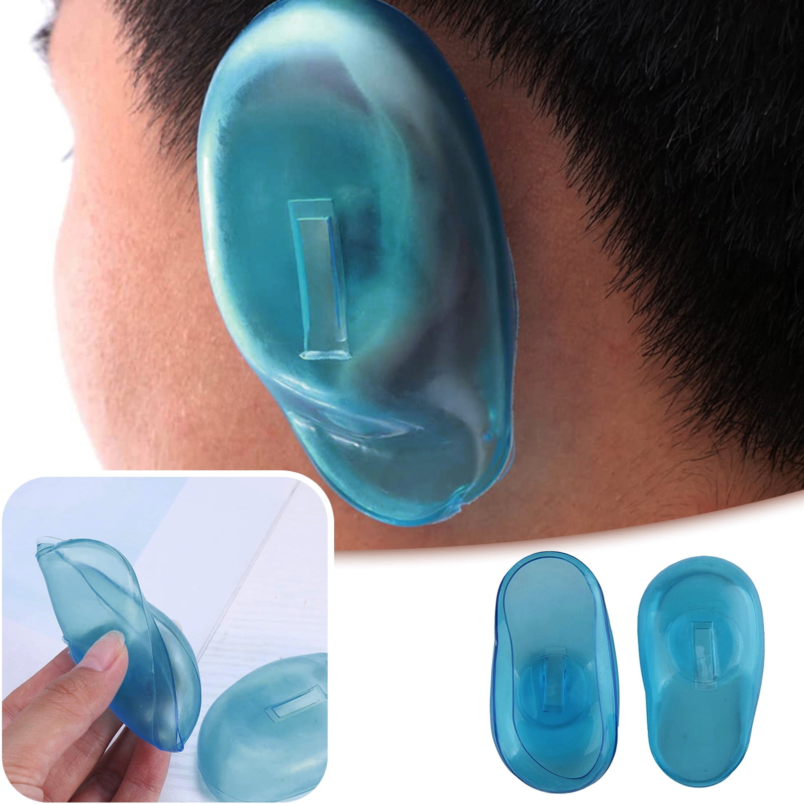 Ear Cover Shield 2pcs Blue Ear Cover Shield Anti Staining Guard ...