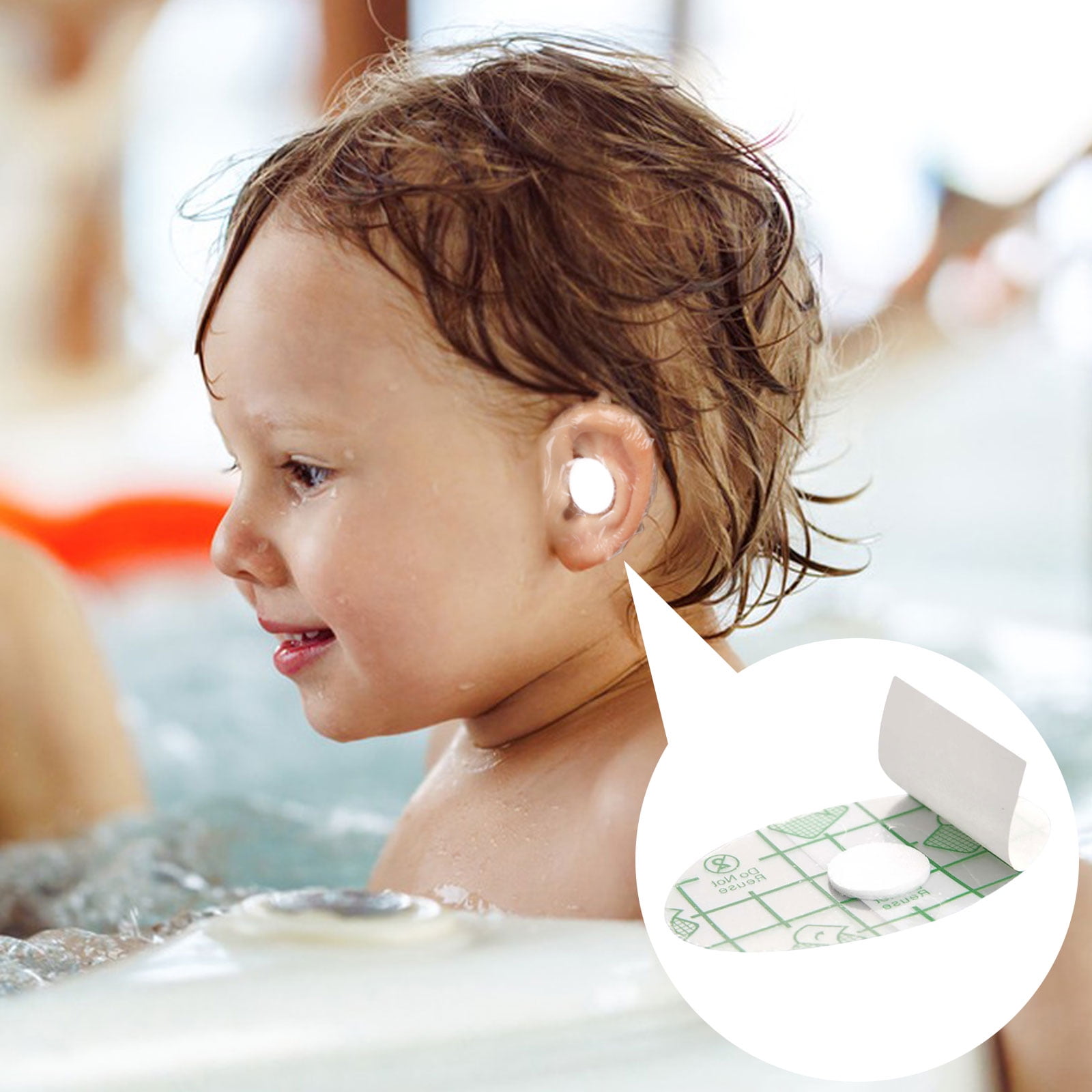 Ear Covers for Shower, Disposable Waterproof Ear Covers for Swimming ...