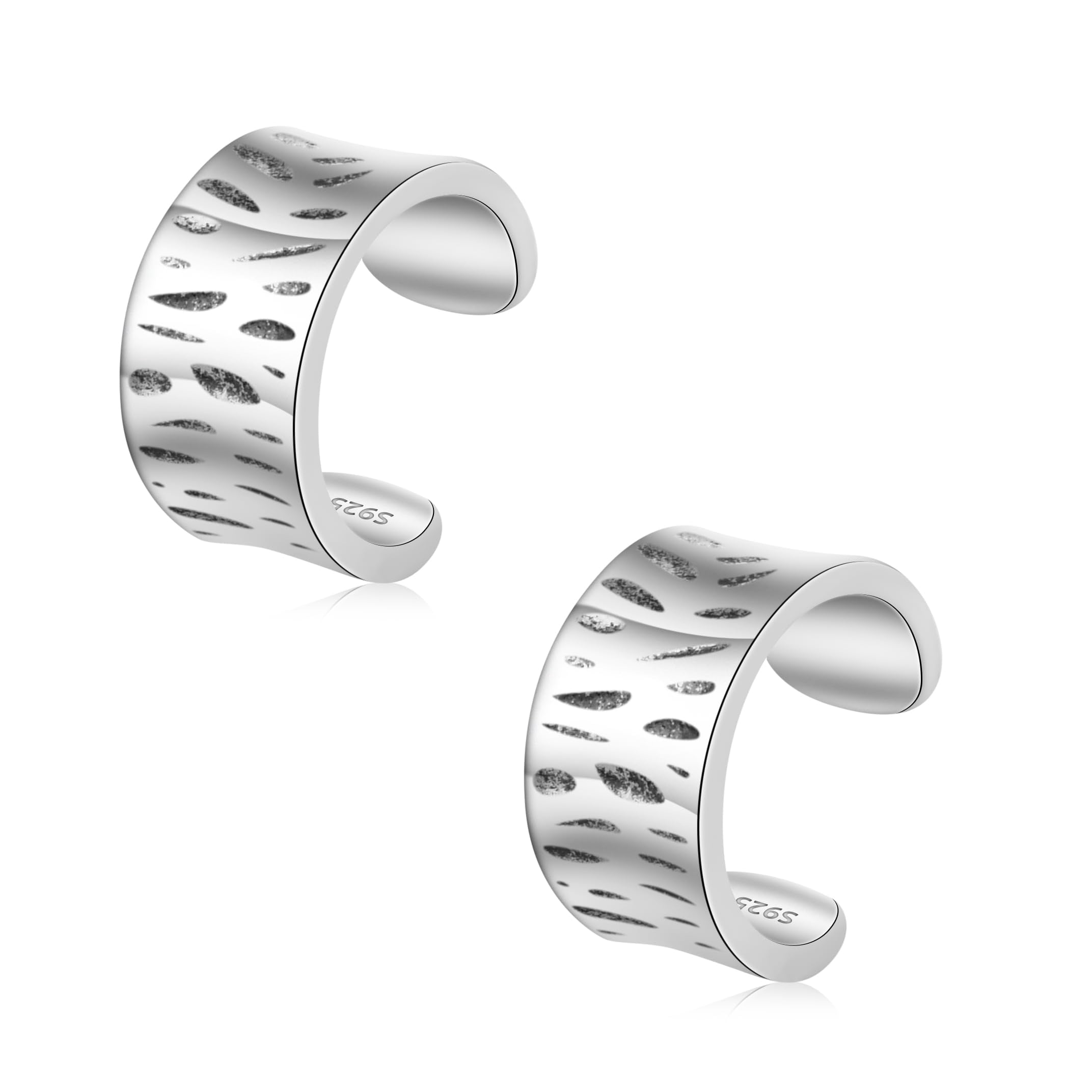 Ear Cuff 925 Sterling Silver Ear Cuffs Non Piercing Men Ear Cuff Silver ...