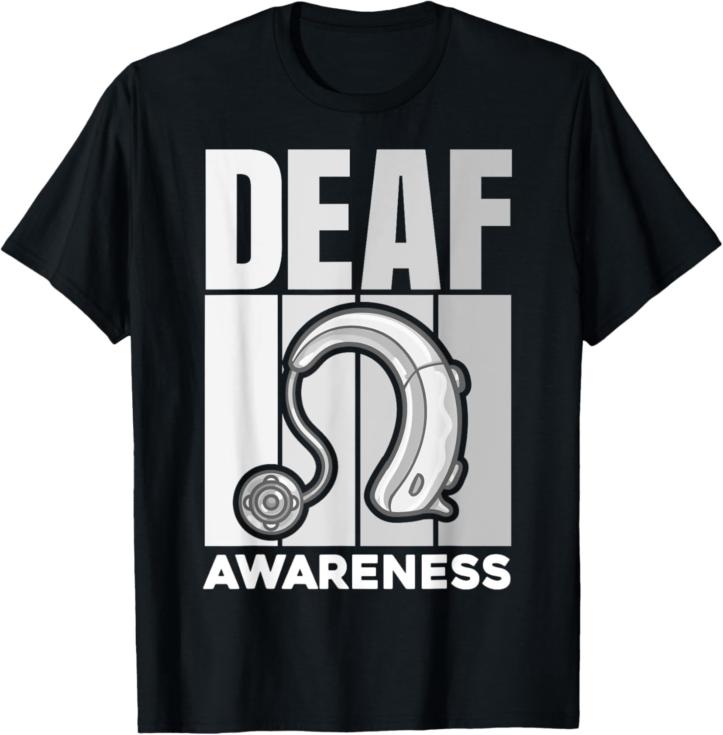 Ear Disability Support Deaf Awareness T-Shirt - Walmart.com