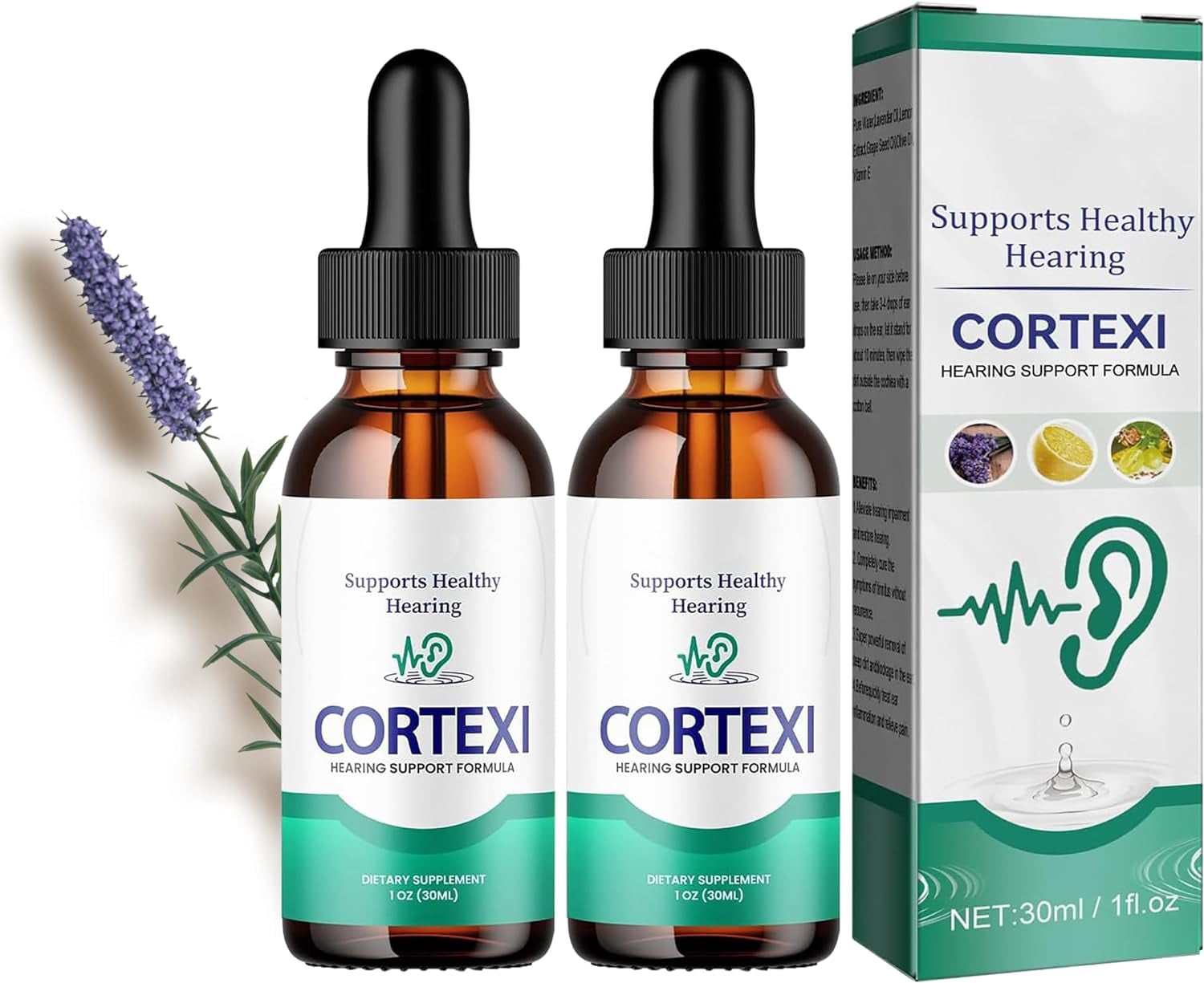 Ear Discomfort Relief with Natural Ear Drops,Enhances Eardrum Health ...