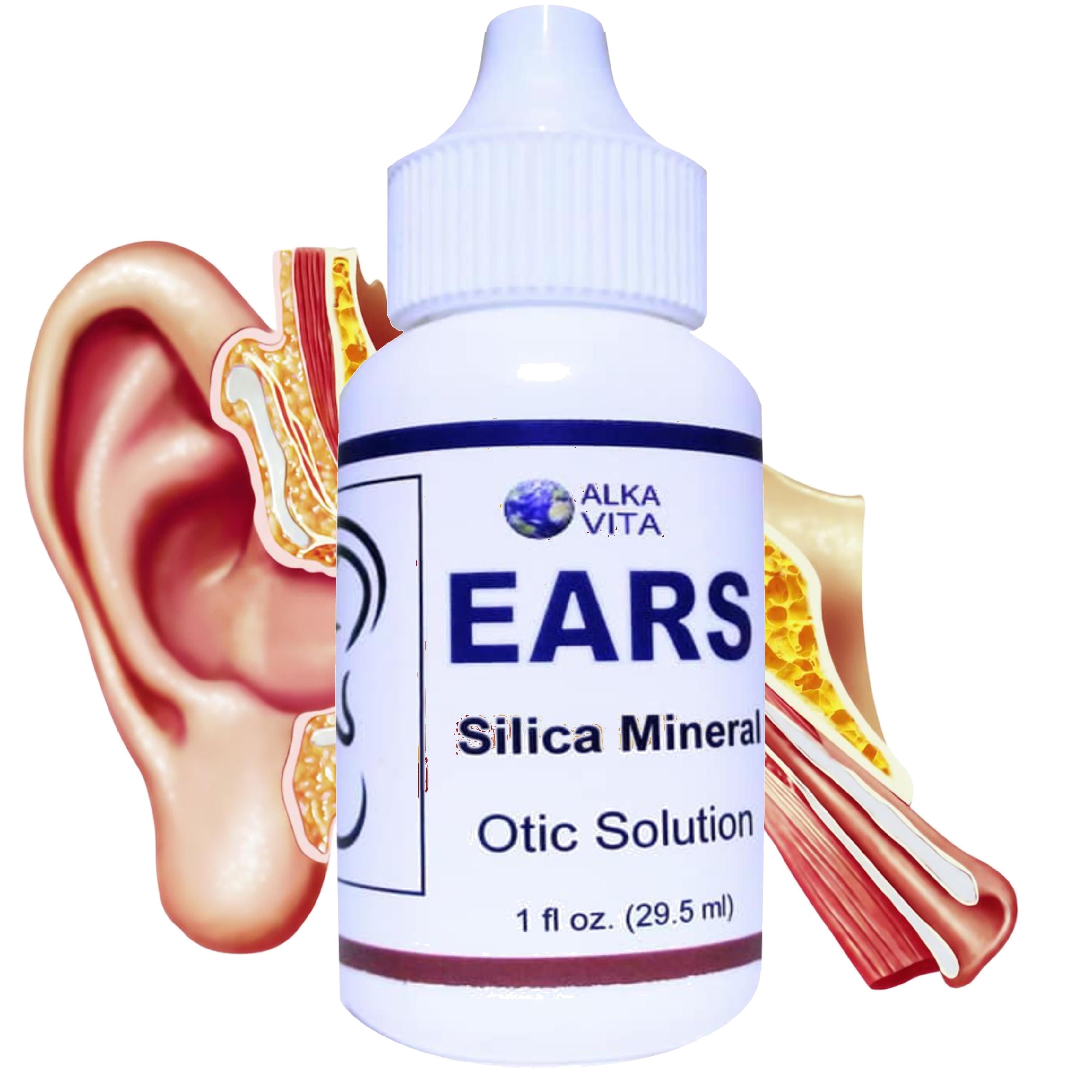 Ear Drops Alkaline Silica Natural Remedy By ALKA VITA - Walmart ...