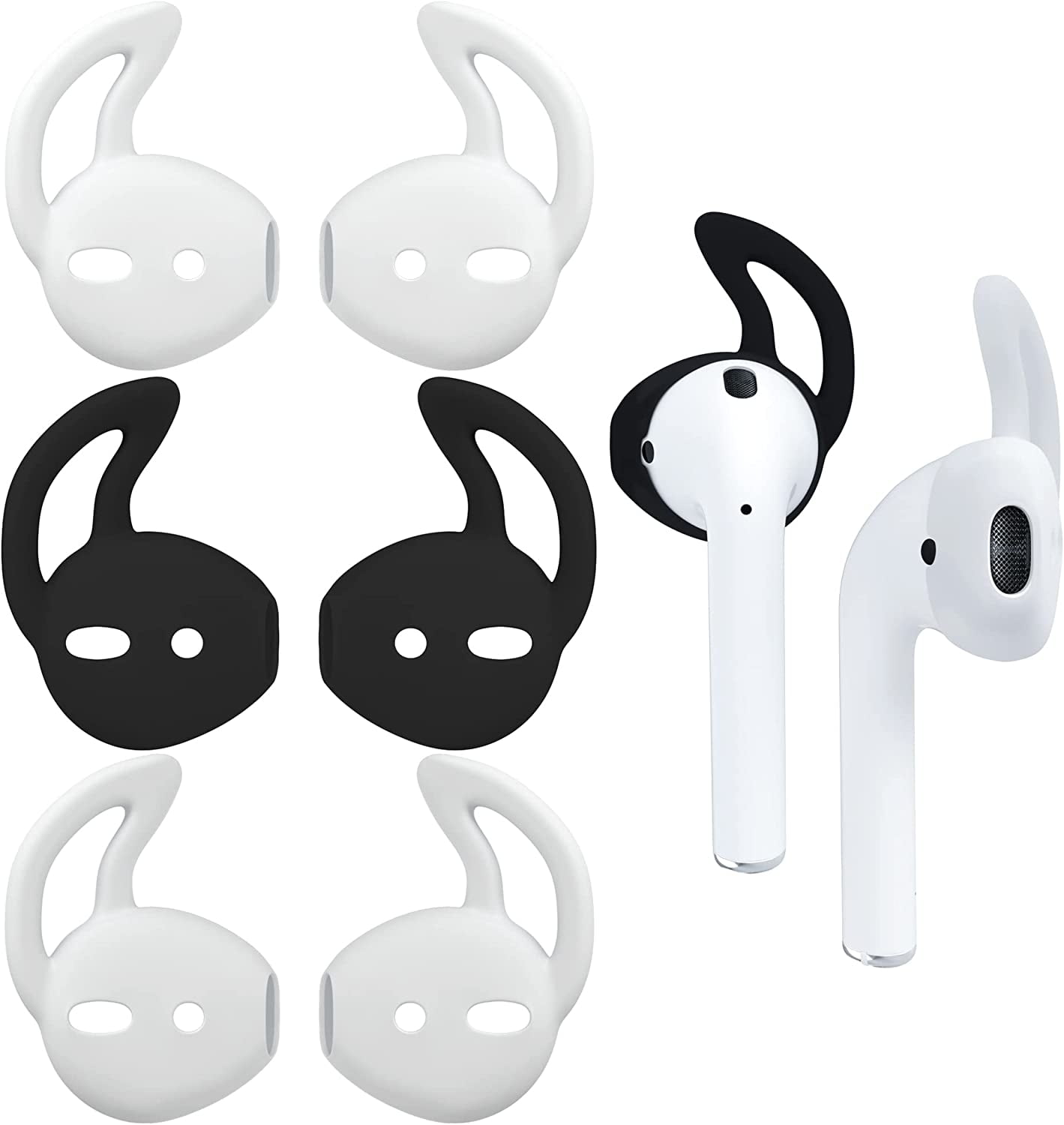 Ear Hook Covers for AirPods, Noise Isolation Silicone Earbuds/Earplug ...