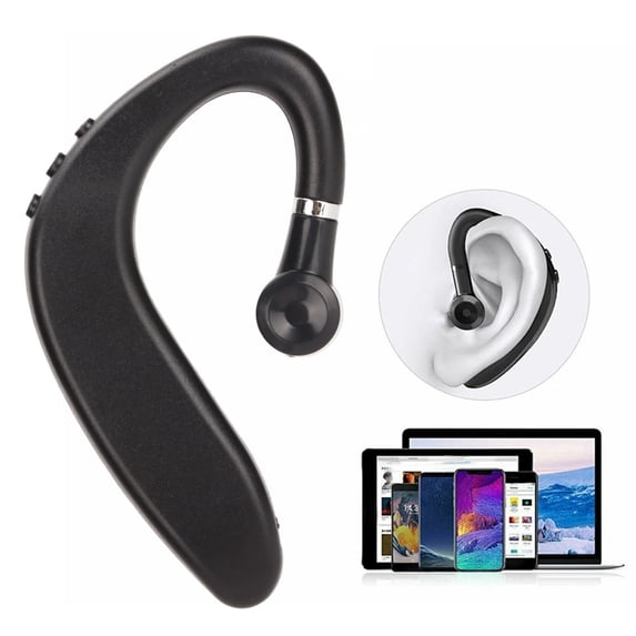 Ear Hook Headphone Single Ear Business Earphone, Multifunction Single ...