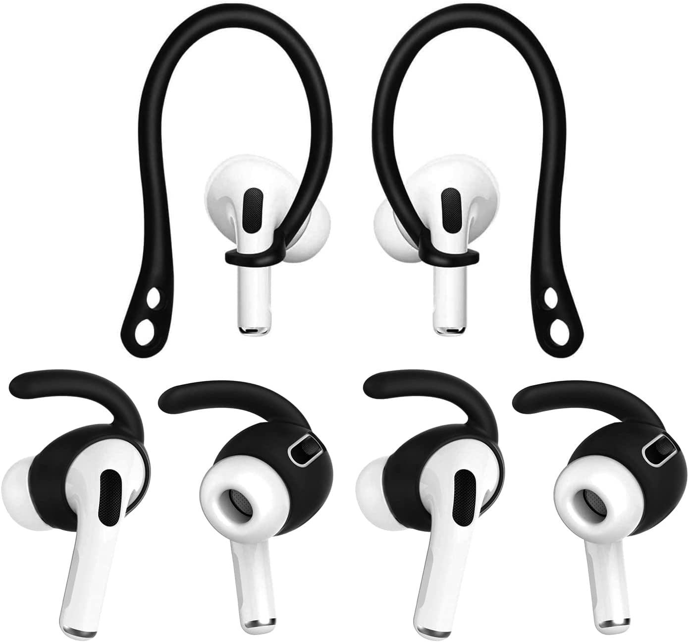 Ear Hook Ear Tips Replacement for AirPods Pro, 1 Pair Over-Ear Soft TPU ...