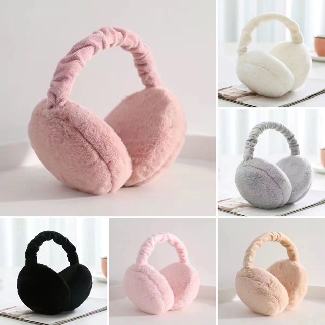 Ear Muff for Women Plush Foldable Earmuffs Kids Winter Earmuffs Girls ...