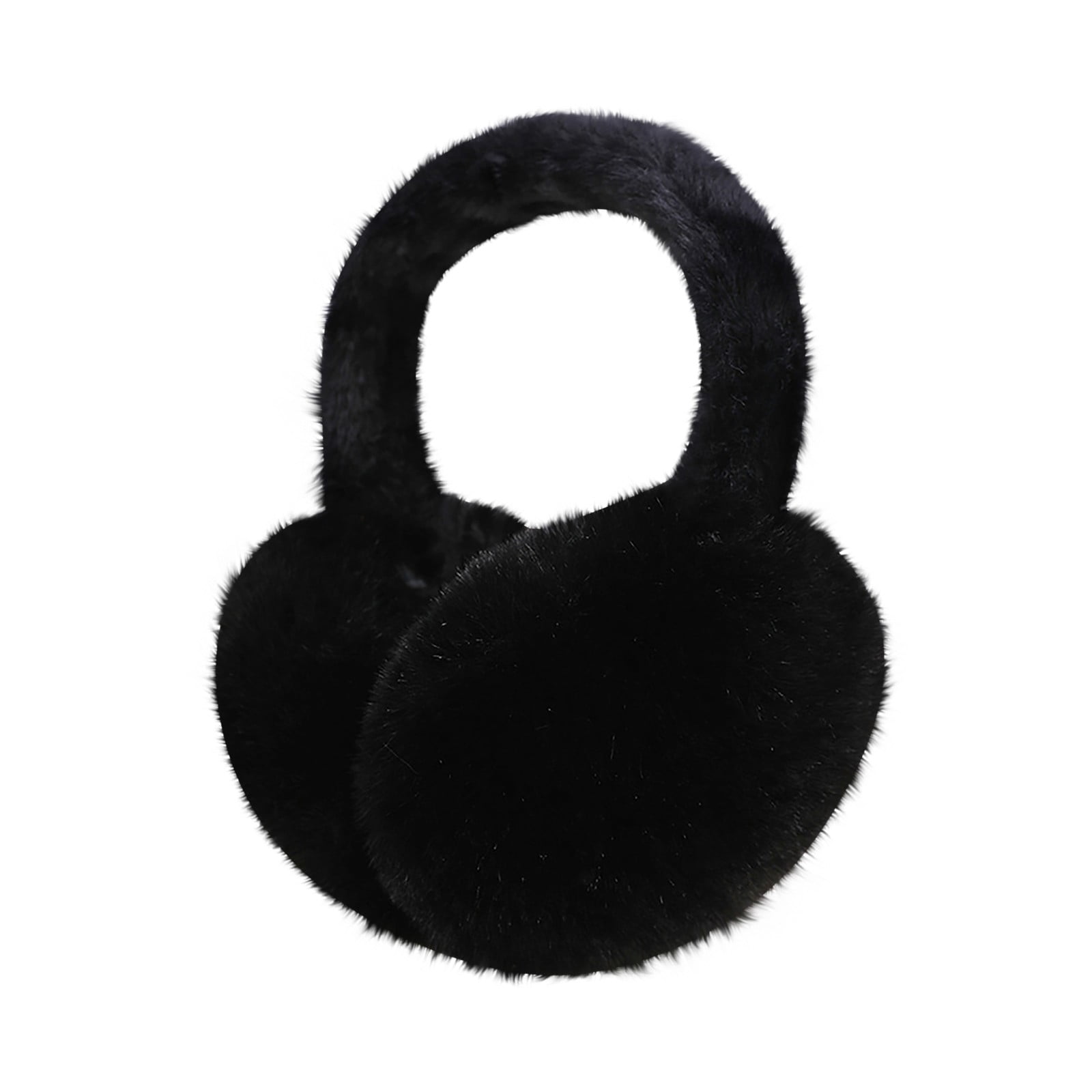 Ear Muffs Warm Furry Foldable Cute Earmuffs Ear Warmer for Women Girls ...