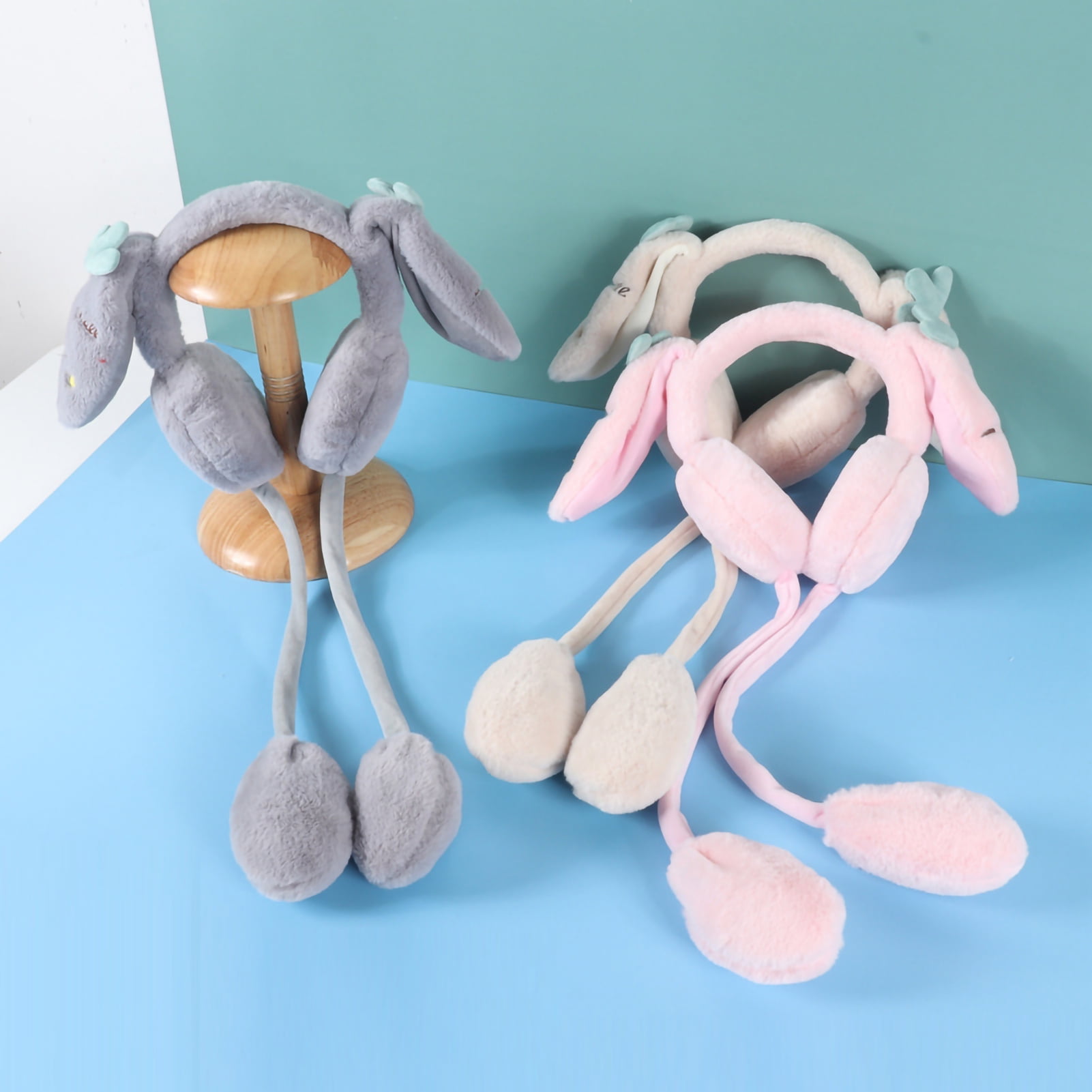 Ear Muffs for Girl Women Winter Ear Warmers Cute Furry Plush Headband ...