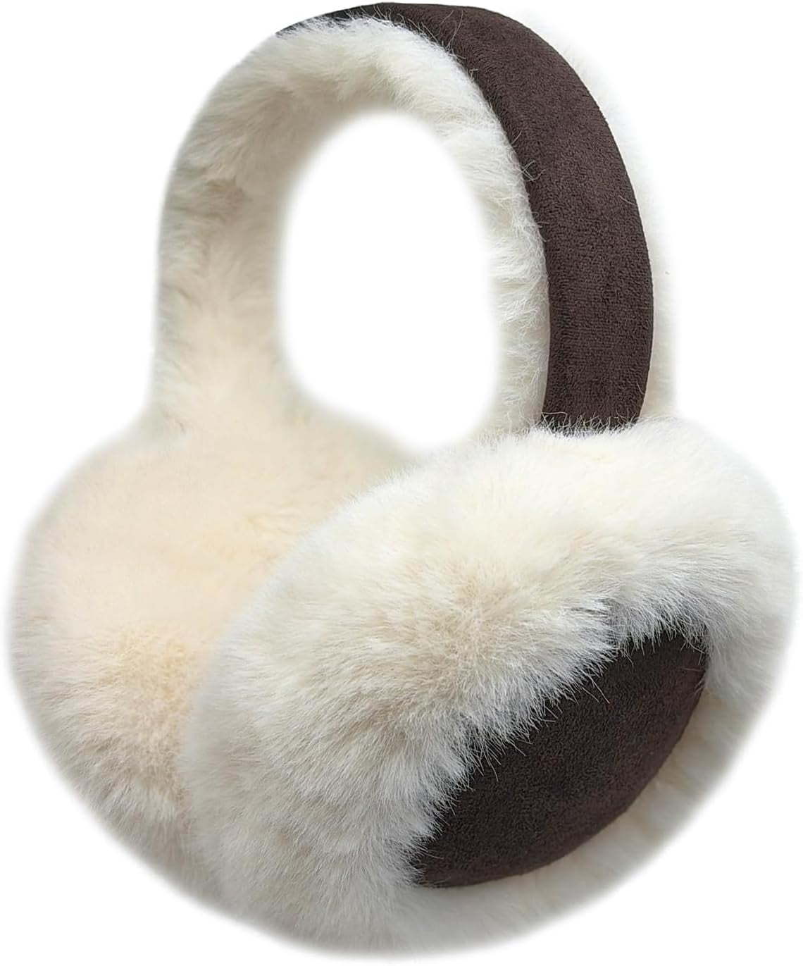 Ear Muffs for Winter Women Foldable Fuzzy Cold Outdoor Earmuffs Soft ...