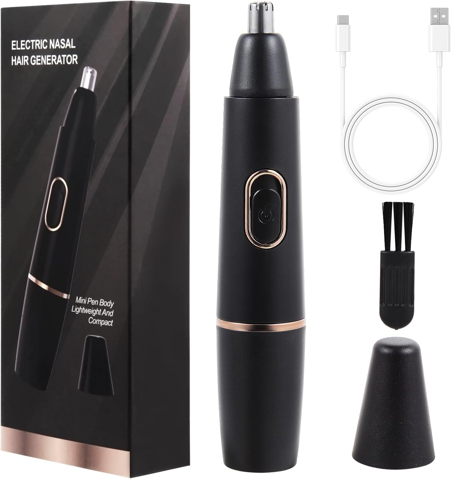 Ear and Nose Hair Trimmer for Men, Electric Cordless Men Rechargeable ...