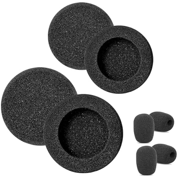 Ear Pads Replacement for B250-XTS Bluetooth Headset, Foam Ear Cushions ...