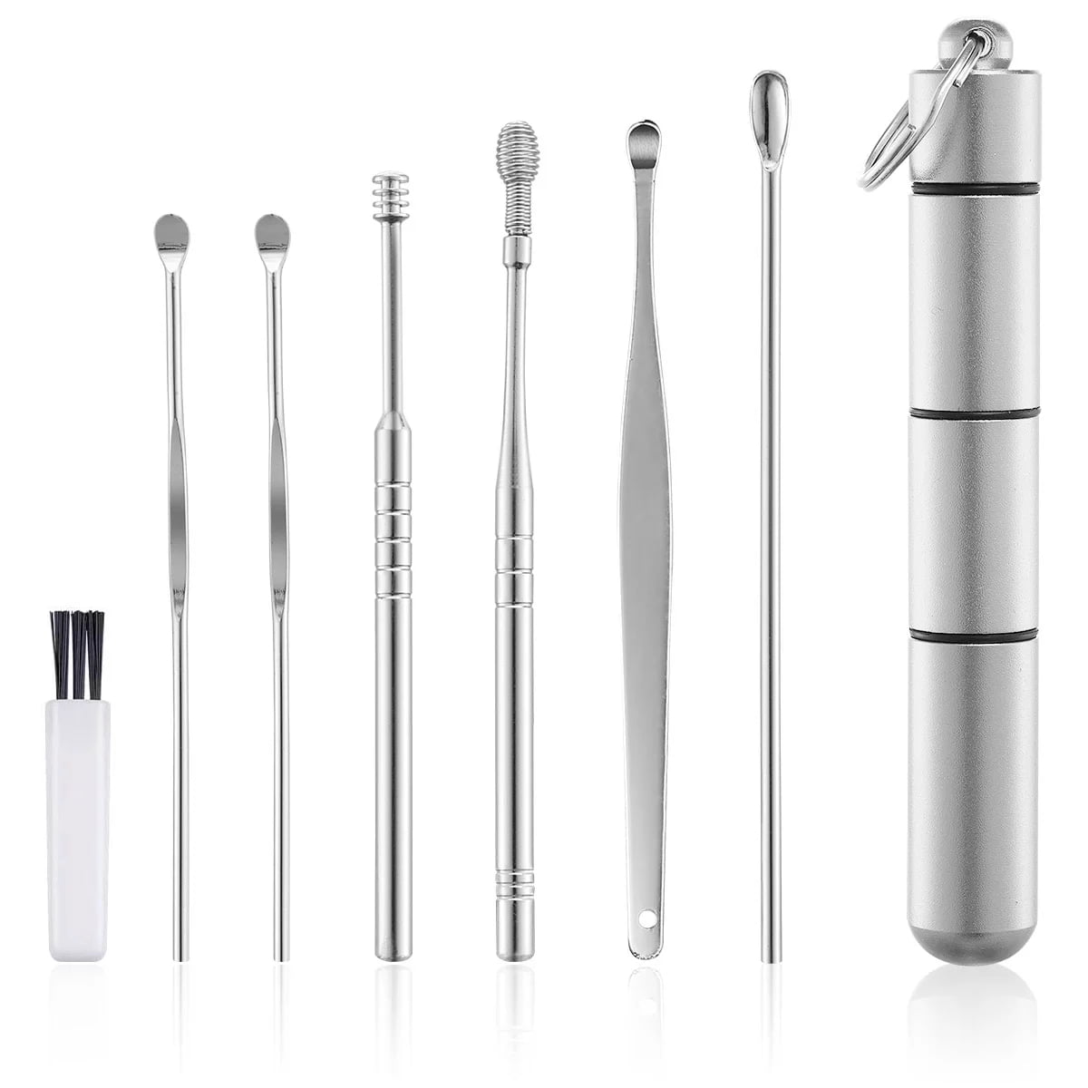 Ear Pick Earwax Removal Kit, Stainless Steel Ear Curette Ear Wax ...