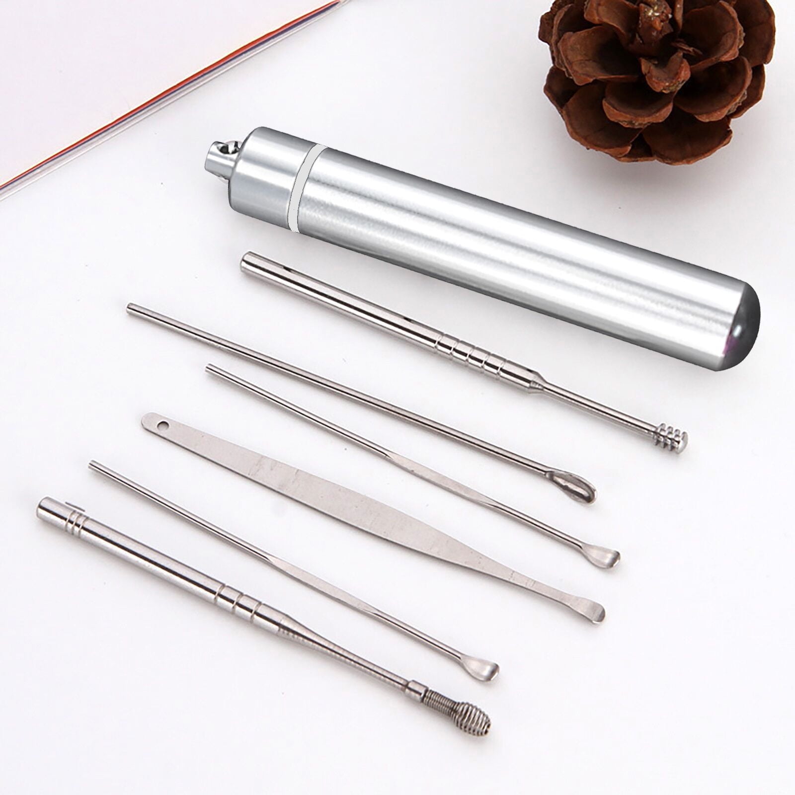 Ear Pick Earwax Remover Spoon Ear Scraper Scratcher Ear Cleaner Removal ...