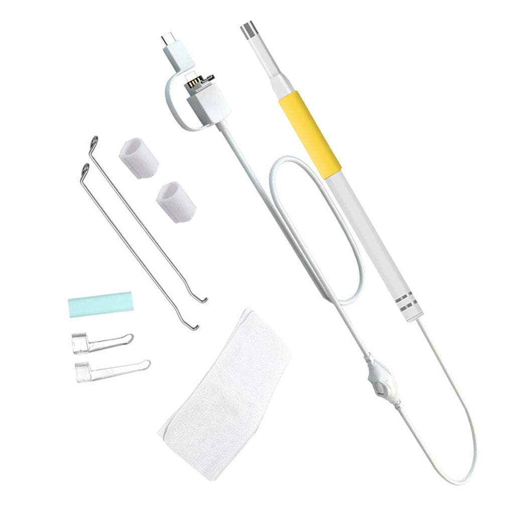 Ear Pick with LED Lights Ear Wax Digger Remover with Inspect Camera ...
