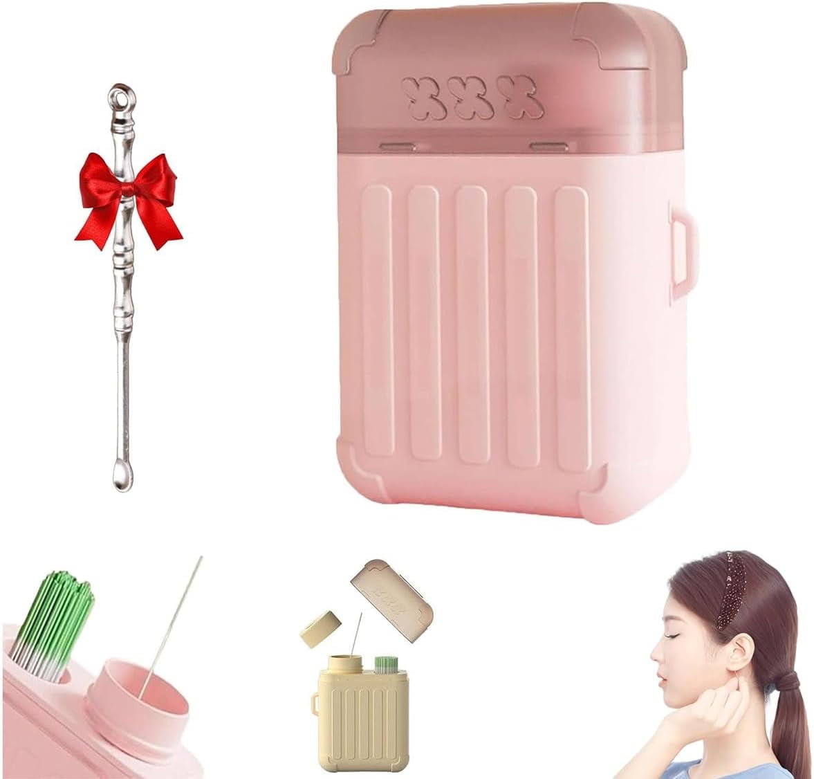 Ear Piercing Cleaning Kit, Cleaner Floss Kit, Disposable Aftercare ...