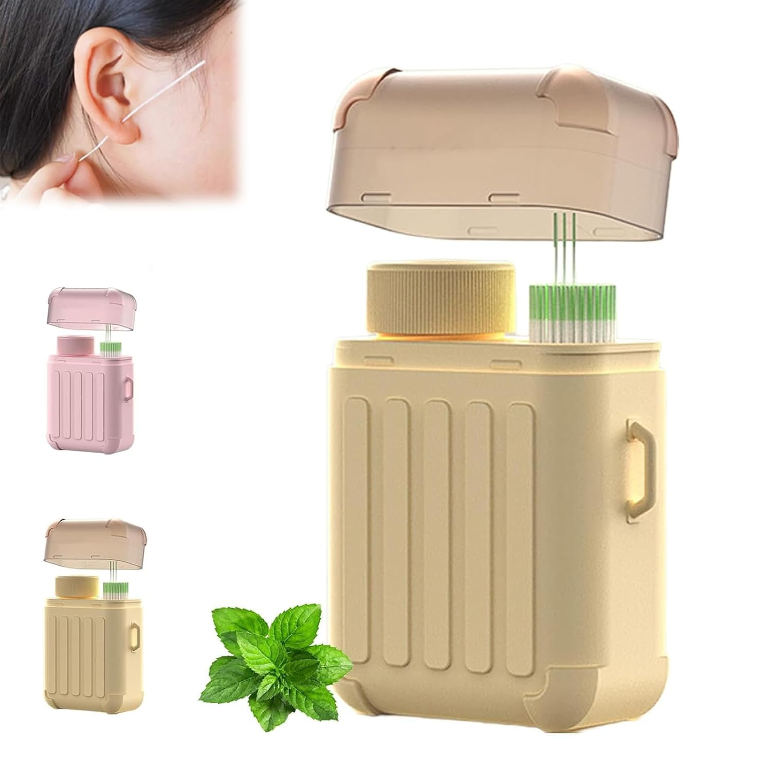 Ear Piercing Cleaning Kit, Ear Hole Ear Care Kit Disposable Earrings ...