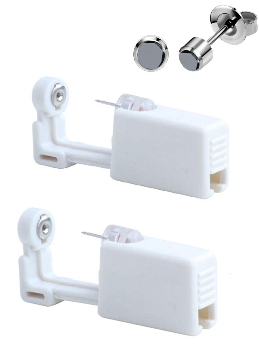 Ear Piercing Kit Disposable Self Body Piercing Kit With 4mm Ear Stud ...