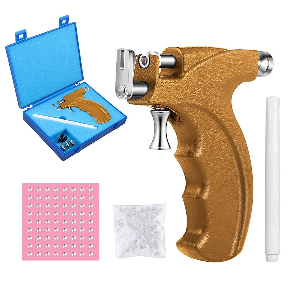 Ear Piercing Kit, Piercing Gun, Stainless Steel Reusable Professional ...