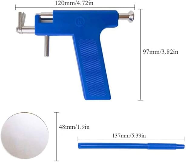 Ear Piercing Kit, Professional Ear Body Pierce Piercing Gun Reusable ...