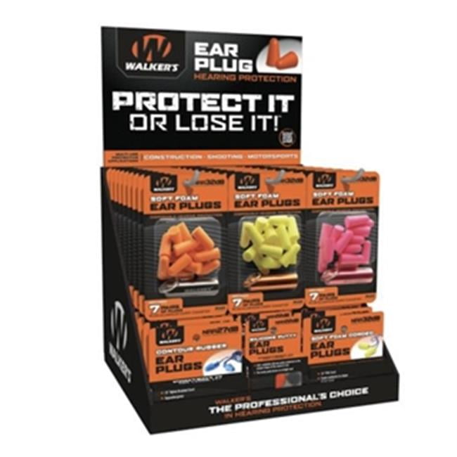 Ear Plug Display 58 Assorted - Walmart.com