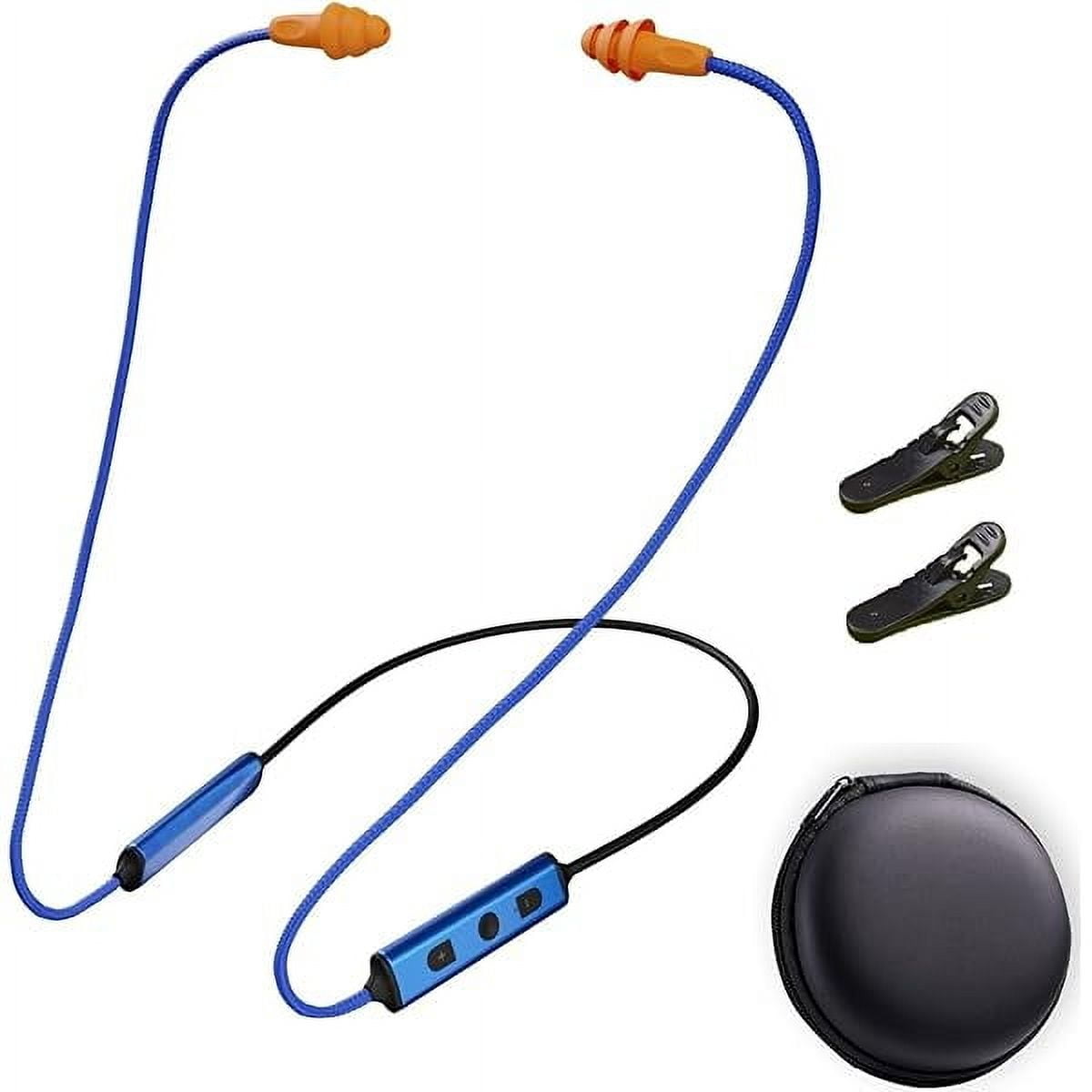 Ear Plugs Bluetooth Headphones for Work, Neckband Wireless Earbuds ...