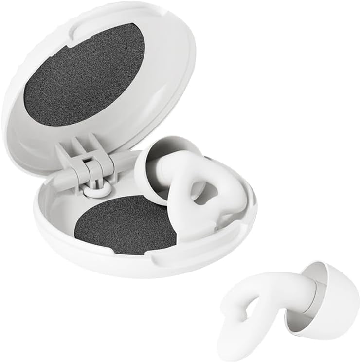 Ear Plugs For Sleep 32dB Noise Reduction Soft Comfy Reusable Silicone ...
