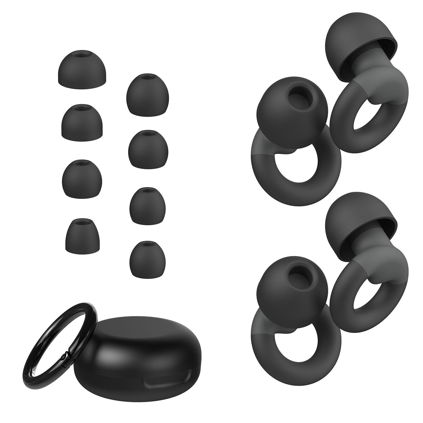 Ear Plugs for Sleeping, 2 Pairs of Reusable Earplugs for Noise ...