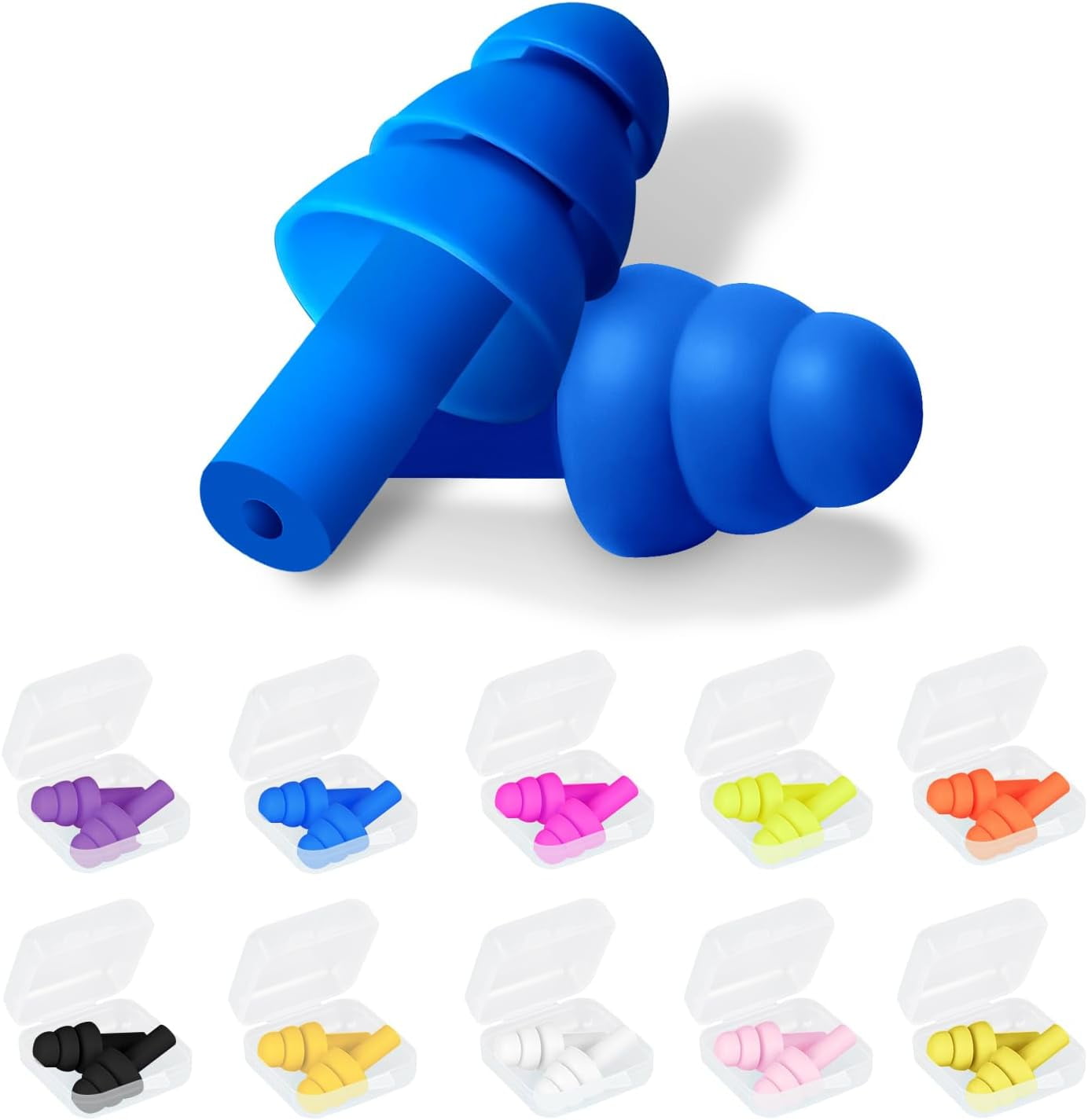 Ear Plugs for Sleeping Noise Cancelling, ZZXX ZZXX Sound Blocking ...
