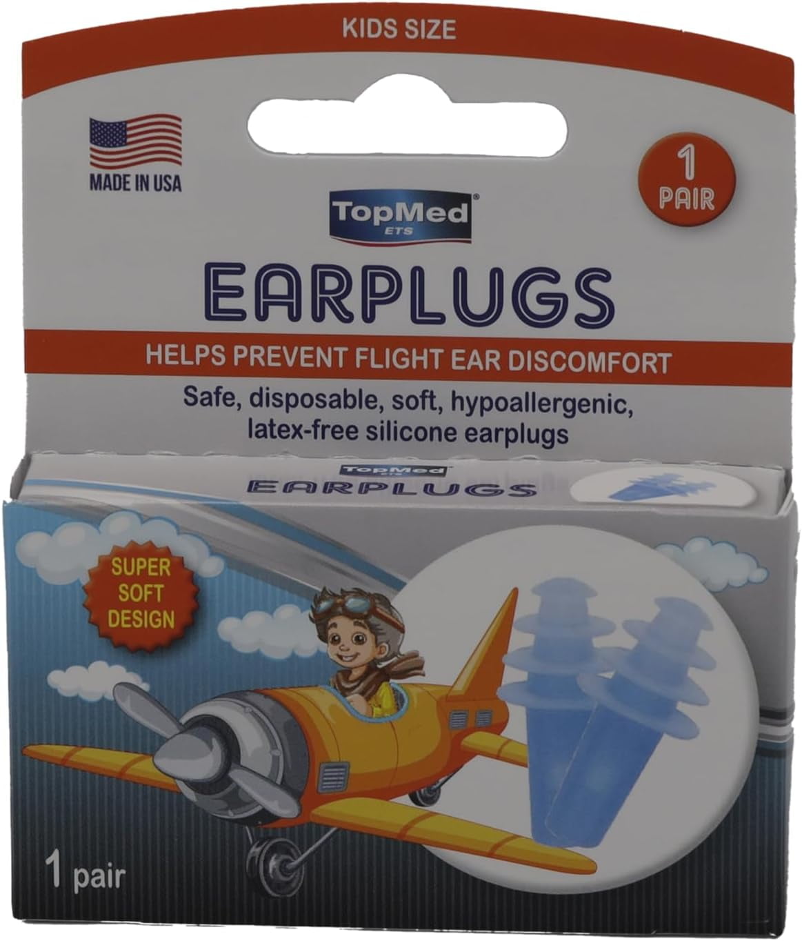 Ear Plugs Super Soft Comfortable, Helps Prevent Flight Ear Discomfort ...
