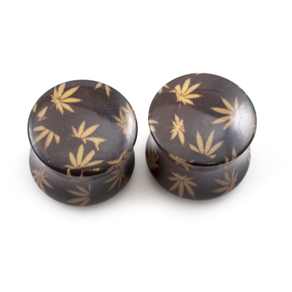Ear Plugs with Pot leaf Design - Walmart.com