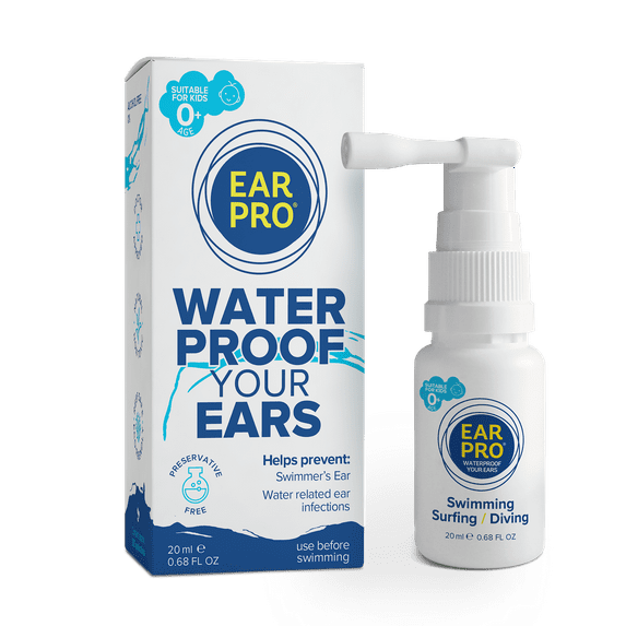 Ear Pro Swimmers Ear Spray for Kids and Adults, All Natural Protection ...