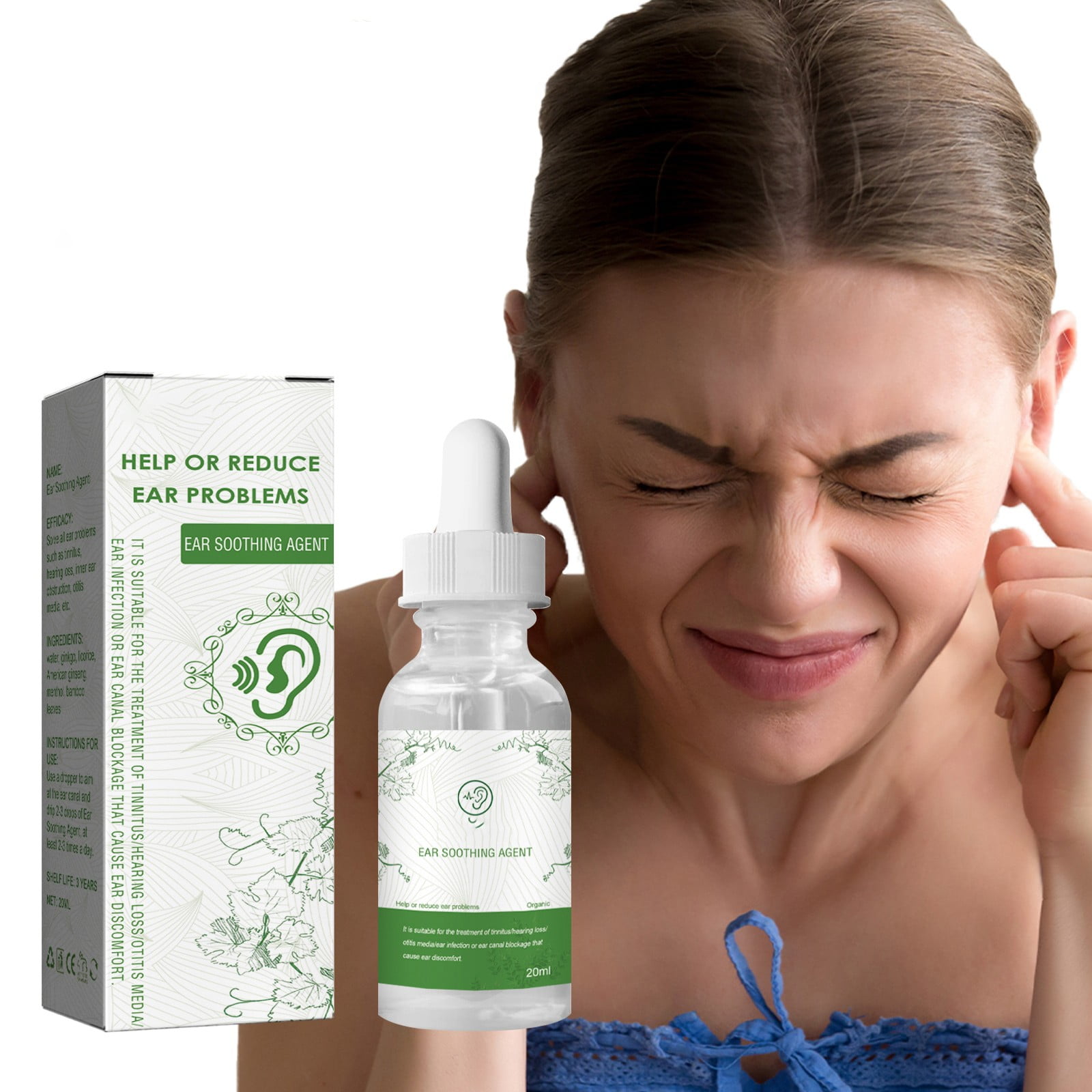 Ear Soothing Agent Ear Health Care Inner Ear Obstruction Tinnitus Ear ...