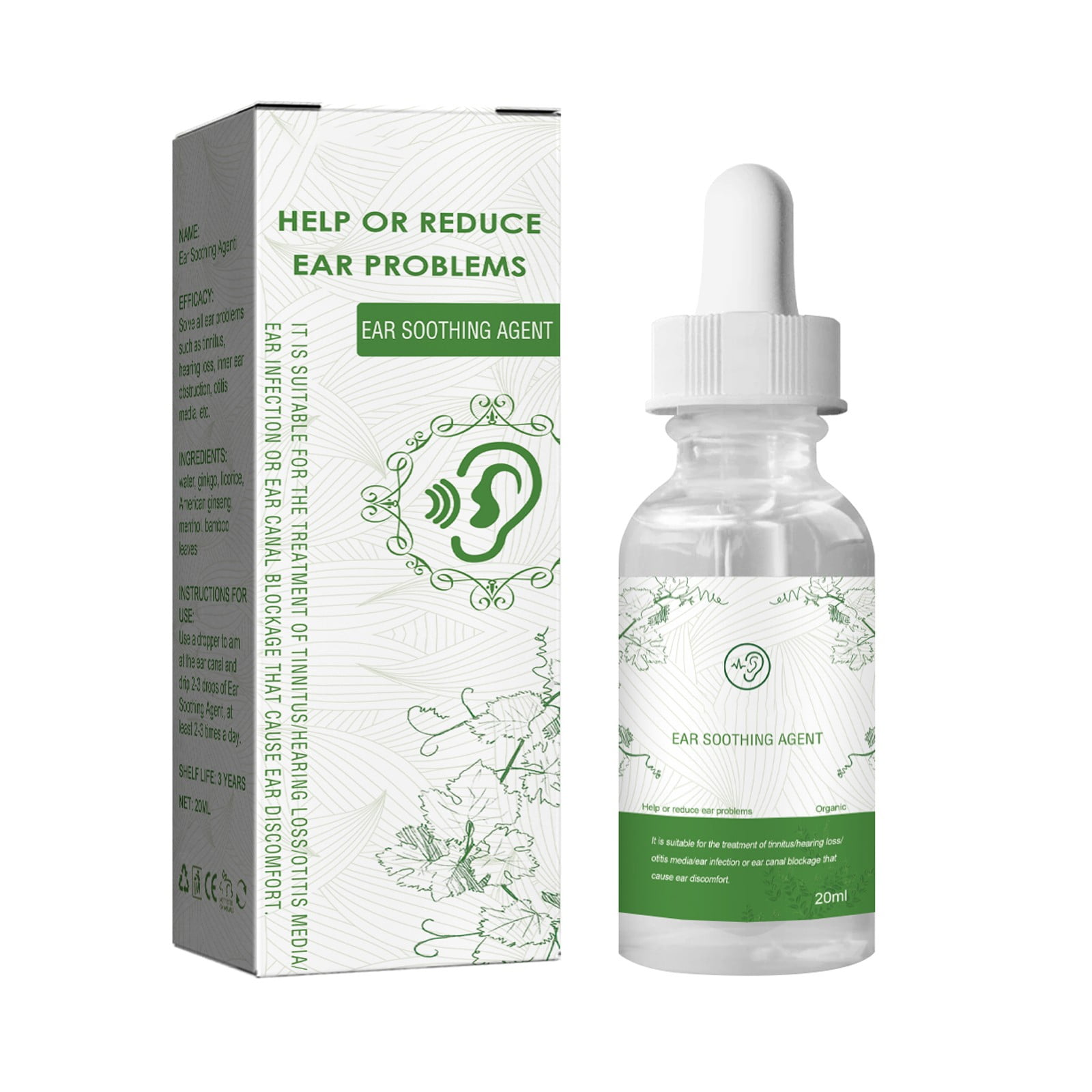 Ear Soothing Agent Ear Health Care Inner Ear Obstruction Tinnitus Ear ...