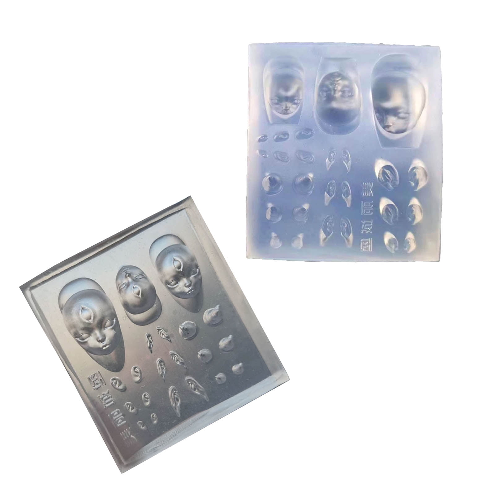 Ear Art Handcrafts Moulds Tools Doll Carving Molds Silicone for ...