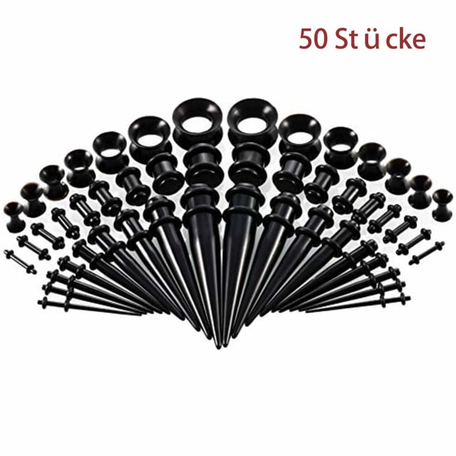 Ear Stretcher Set Ear Taper 25 Pairs Expansion Rods Set Acrylic ...