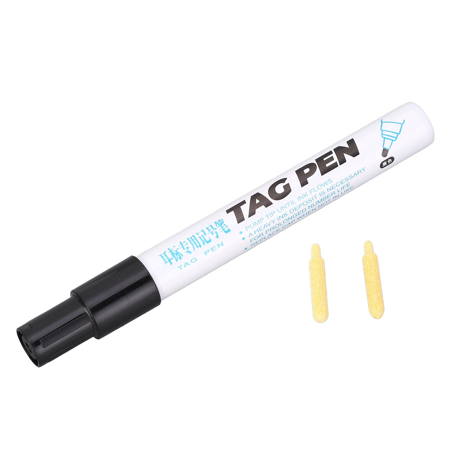 Ear Tag Pen Waterproof Strong Black Ink Marking Pen for Livestock - Pig ...