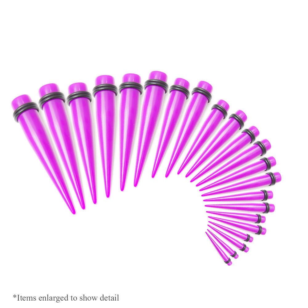 Ear Tapers Stretching Kit Tapers 18pc With O Ring 14g-00g - Walmart ...