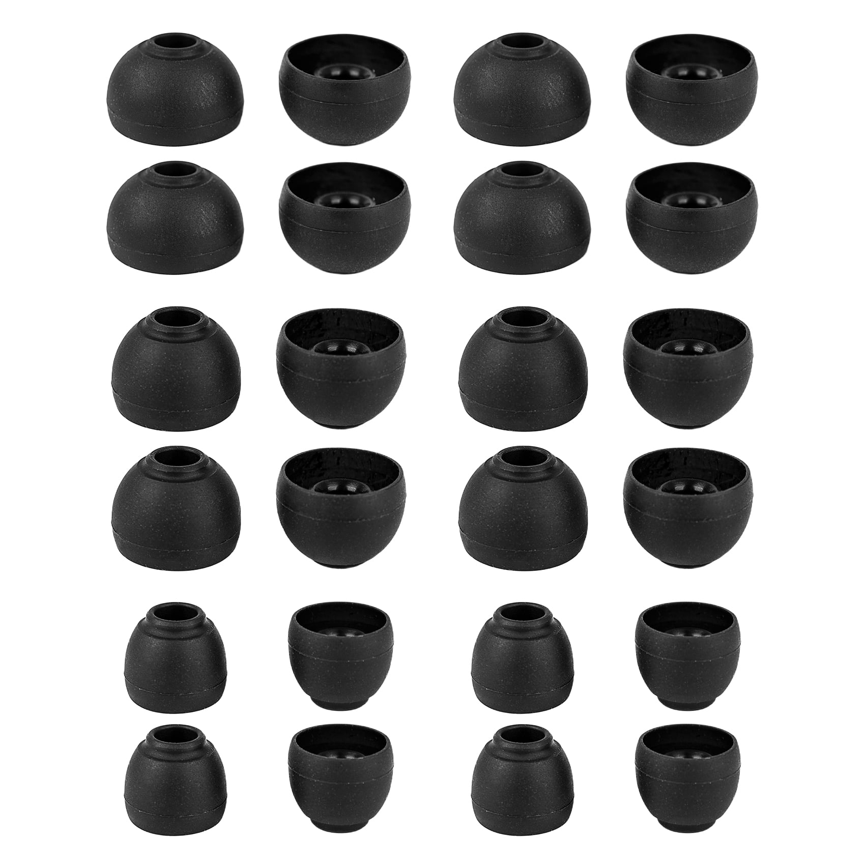 Ear Tips for in-Ear Headphone 12 Pairs Soft Silicone Earbud Cap Tip ...