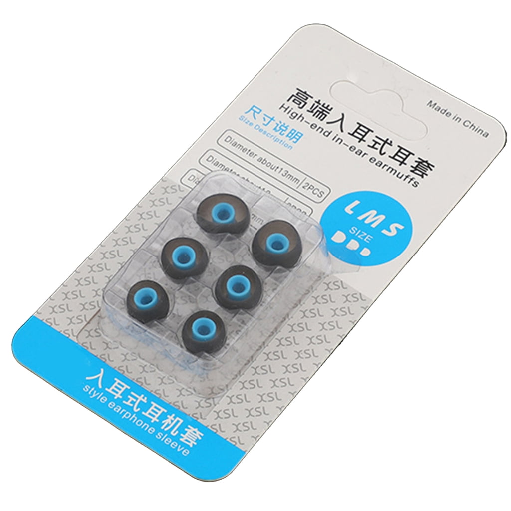 Ear Tips for in-Ear Headphones Soft Silicone Earbuds Tips Eartips ...