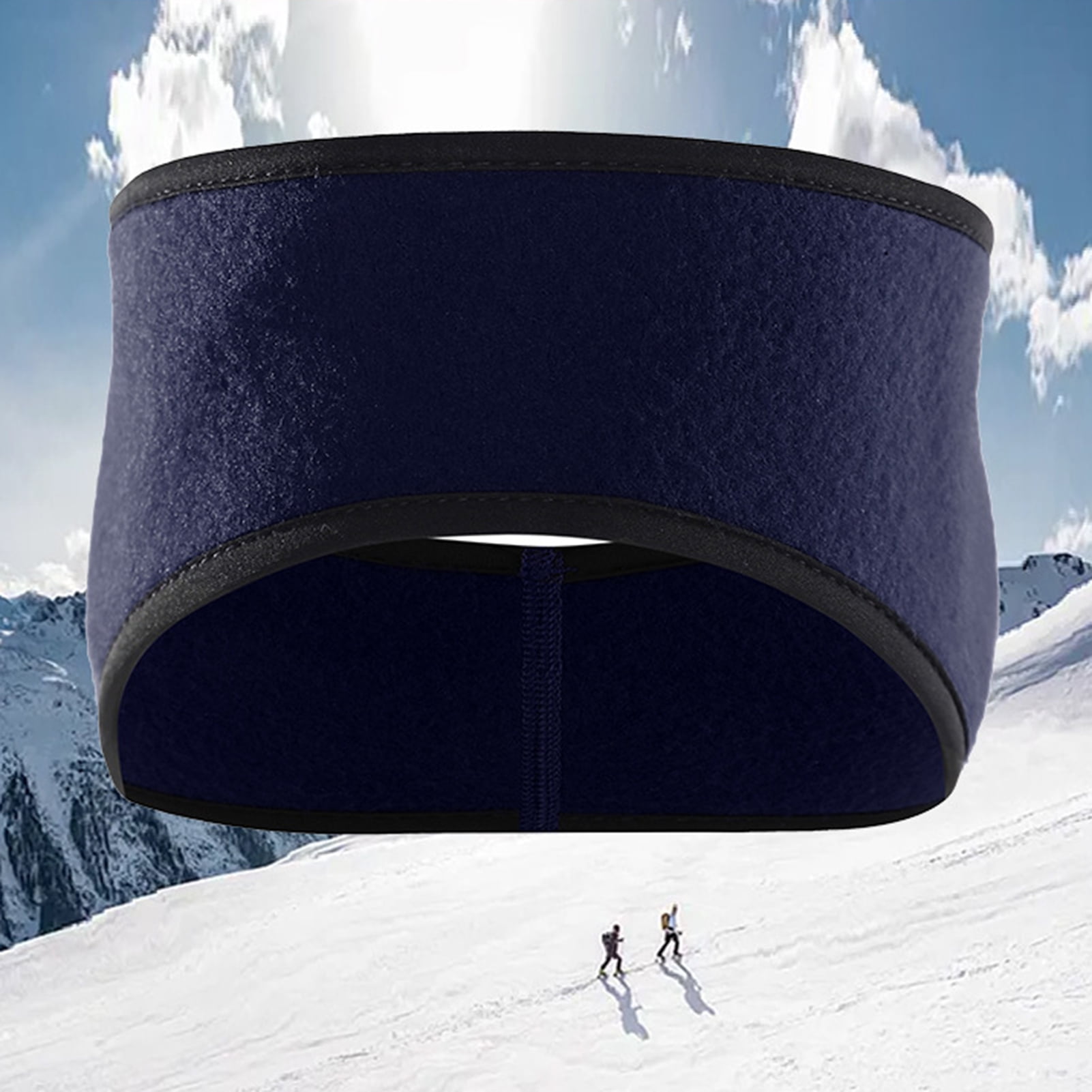 Ear Warmers Headband Stretchy Ear Covers Sweatband Ski Winter Headband ...