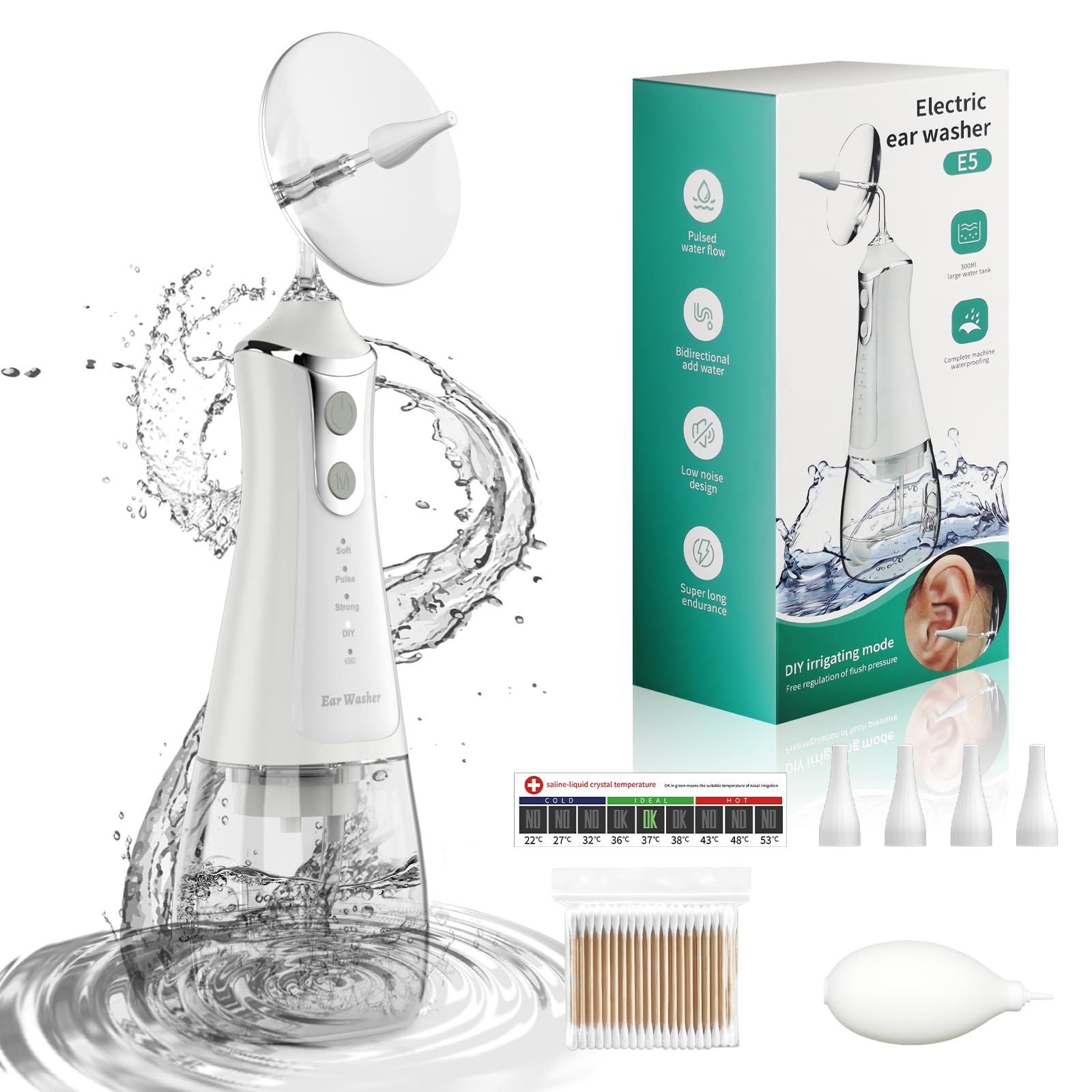 Ear Wax Removal, BDDFLY Electric Ear Wax Removal Tool Kit Safe Ear ...