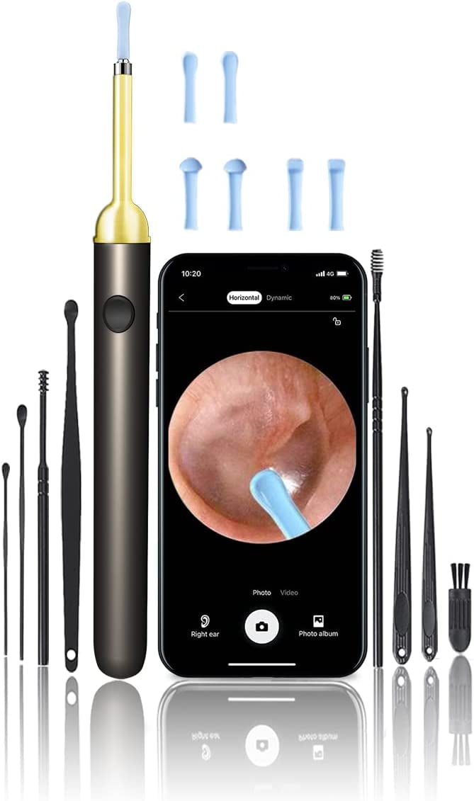 Ear Wax Removal,Ear Cleaner with Camera, Ear Wax Removal Tool 1080P ...