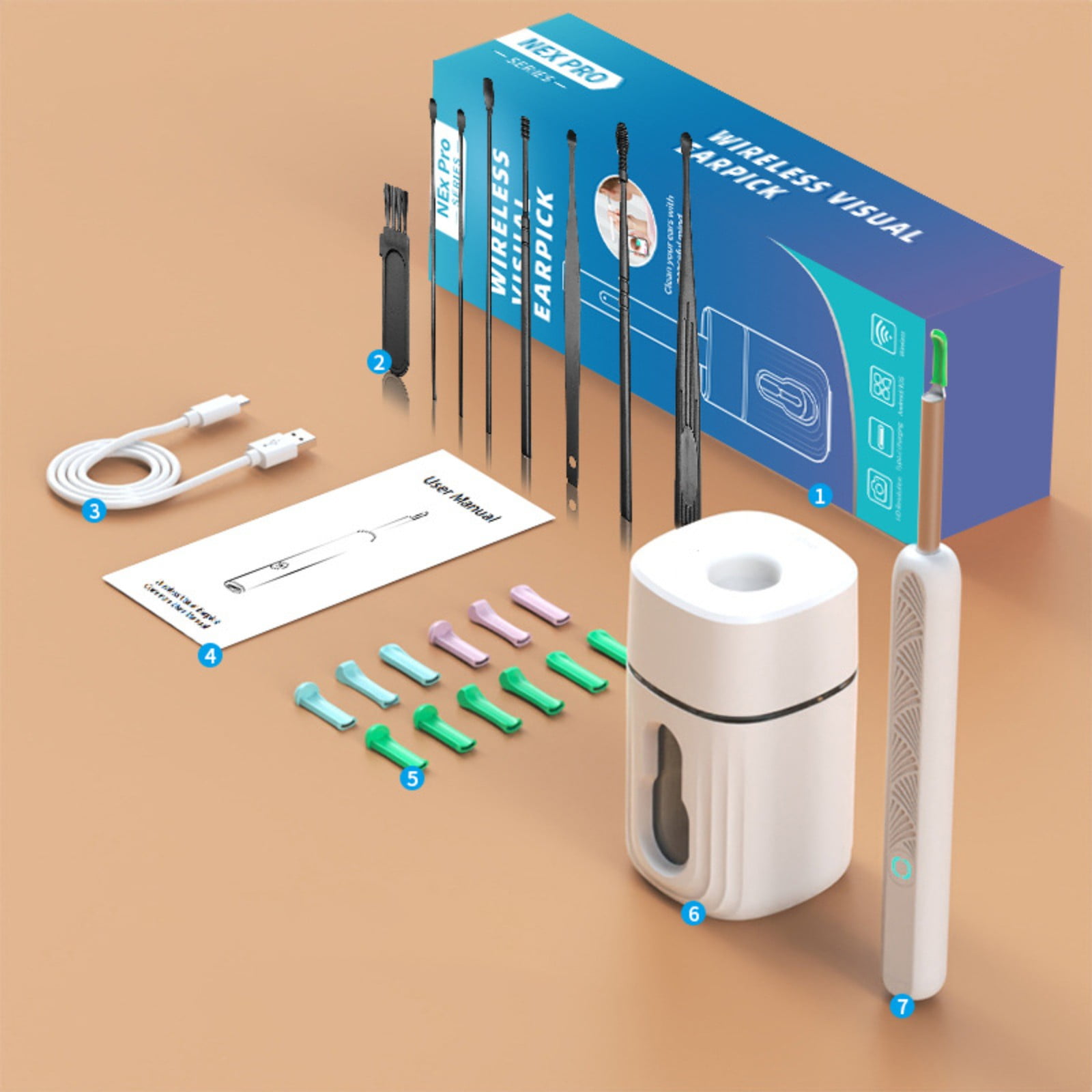 Ear Wax Removal - Earwax Remover Tool - Ear Cleaner with Camera ...