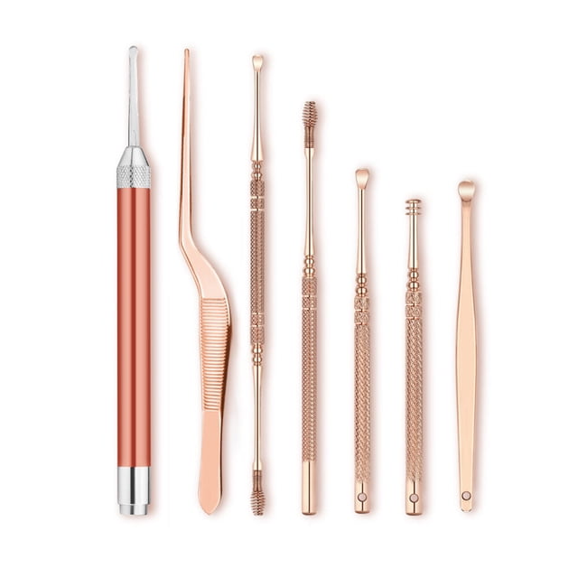 Ear Wax Removal LED Flashlight Tool Set for Baby And Adults Ear Pick ...