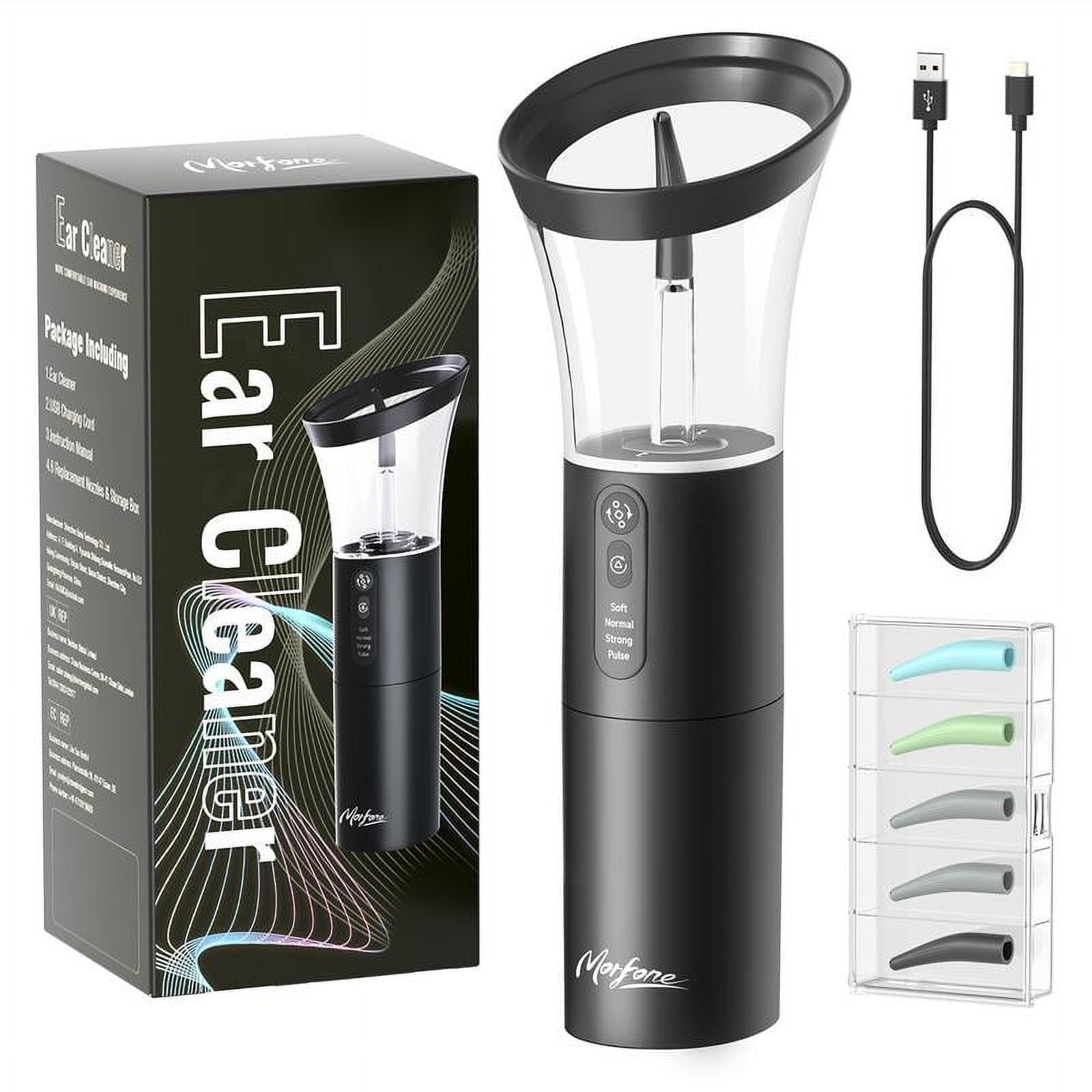 Ear Wax Removal – Rechargeable Water Spray | Temp Detection | 4 ...