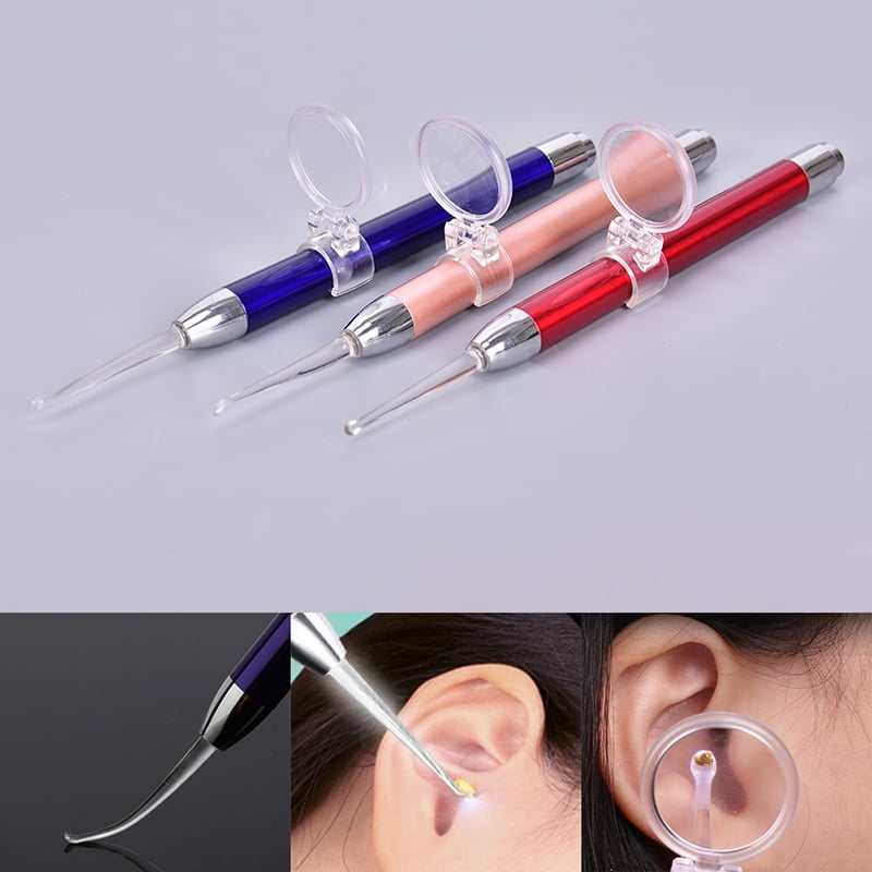 Ear Wax Removal Tool Flashlight Earwax Remover Ear Curette Spoon With ...